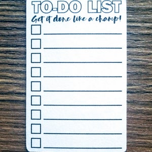 Sticker Bundle - VERTICAL TO-DO Lists - Pack of 5 - Matte Stickers ...