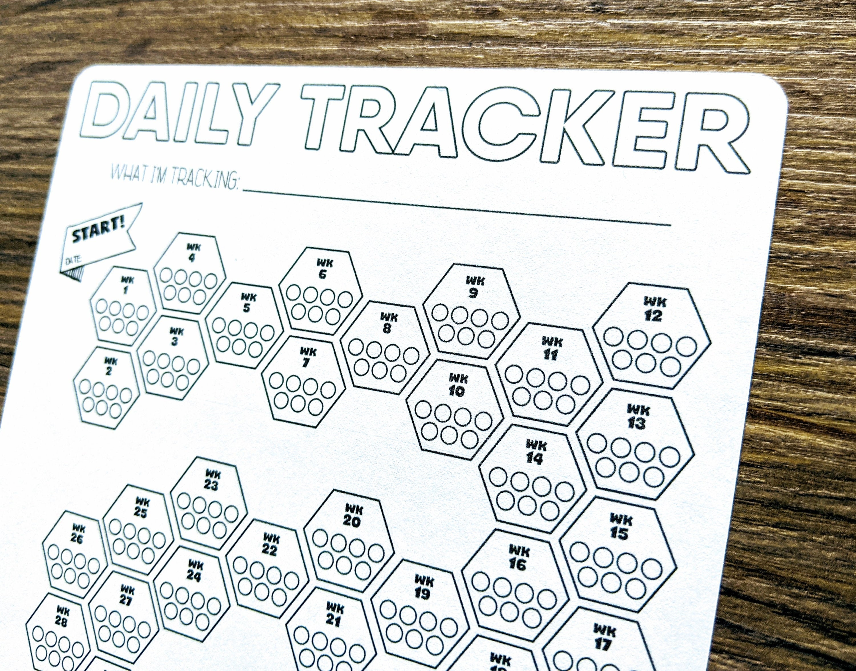 Digital Download ANNUAL DAILY TRACKER A5 Bullet Journal - Etsy