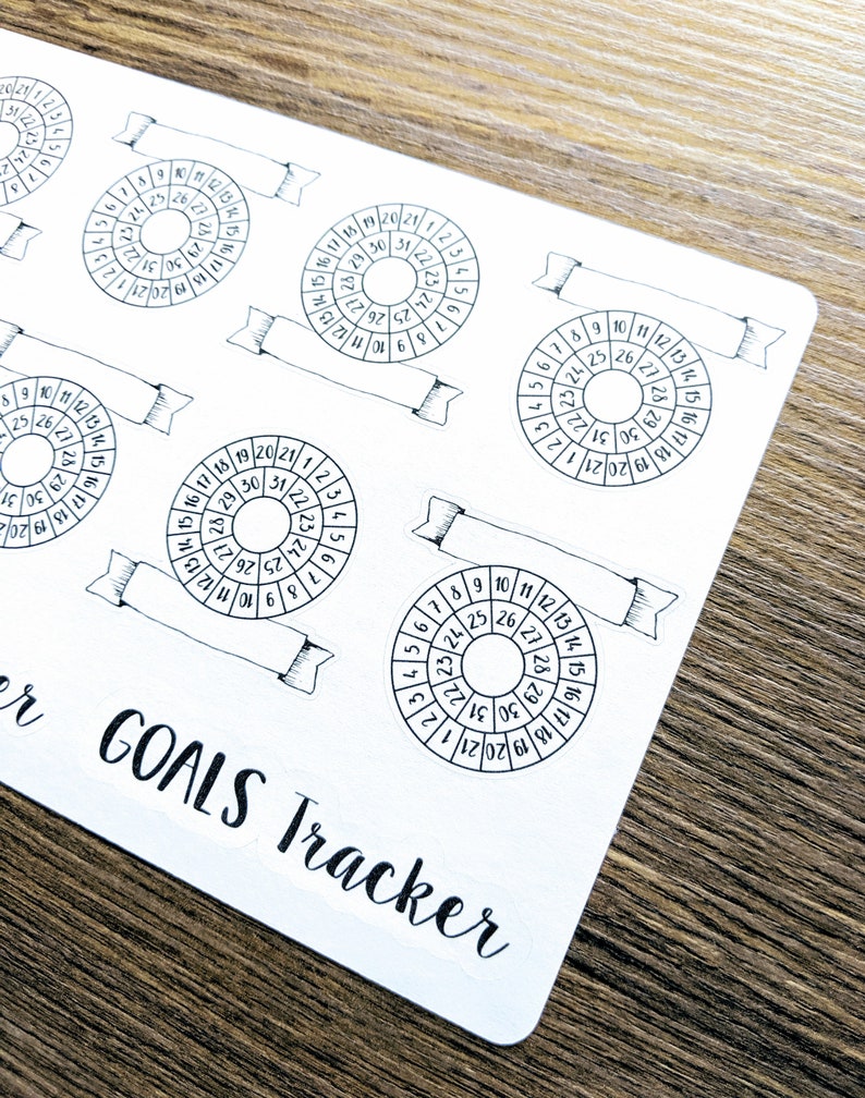 Digital Download - 31-DAY RING Mini GOALS - Bullet Journal - Digital ...