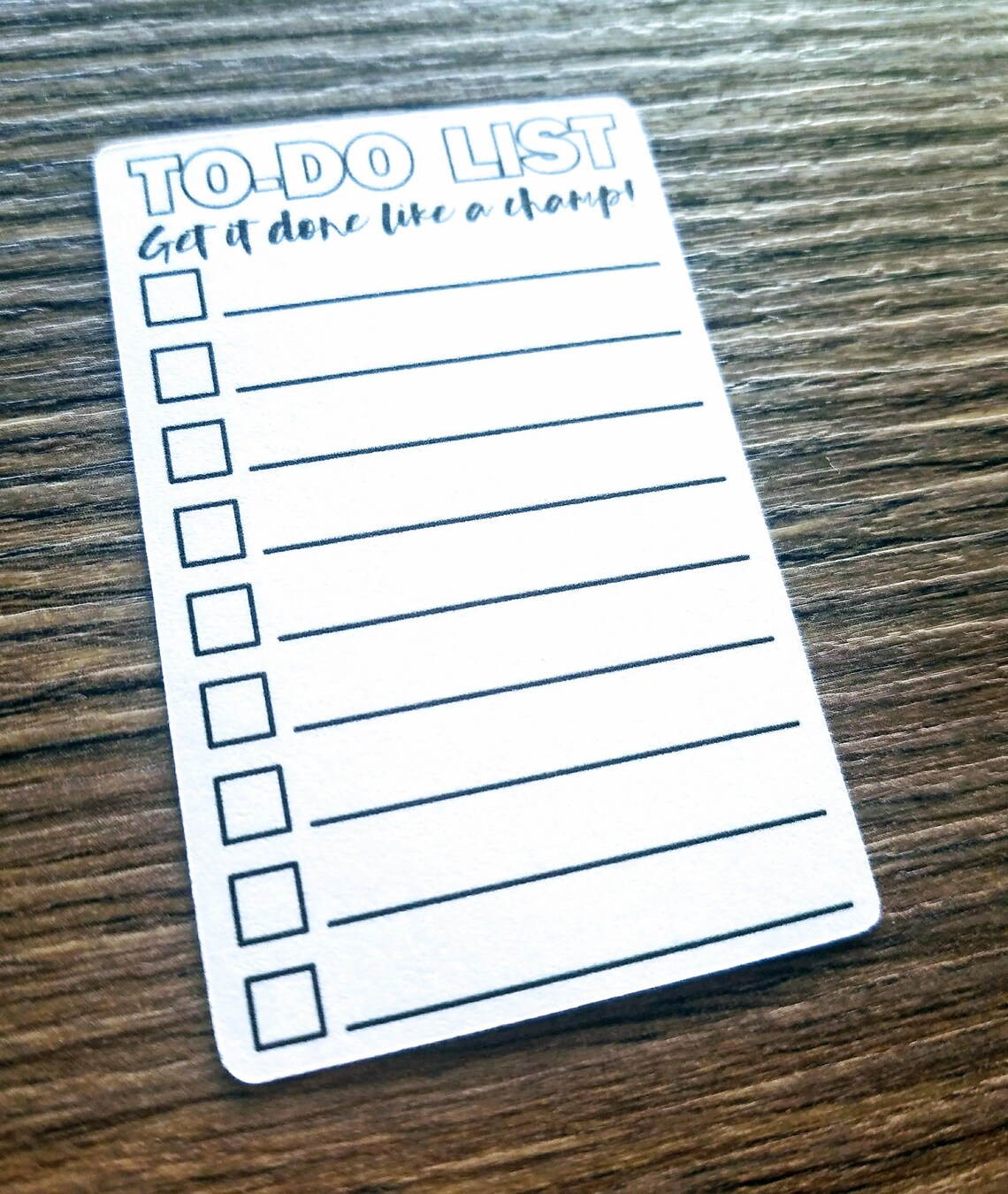 Sticker Bundle VERTICAL TO-DO Lists Pack of 5 Matte | Etsy