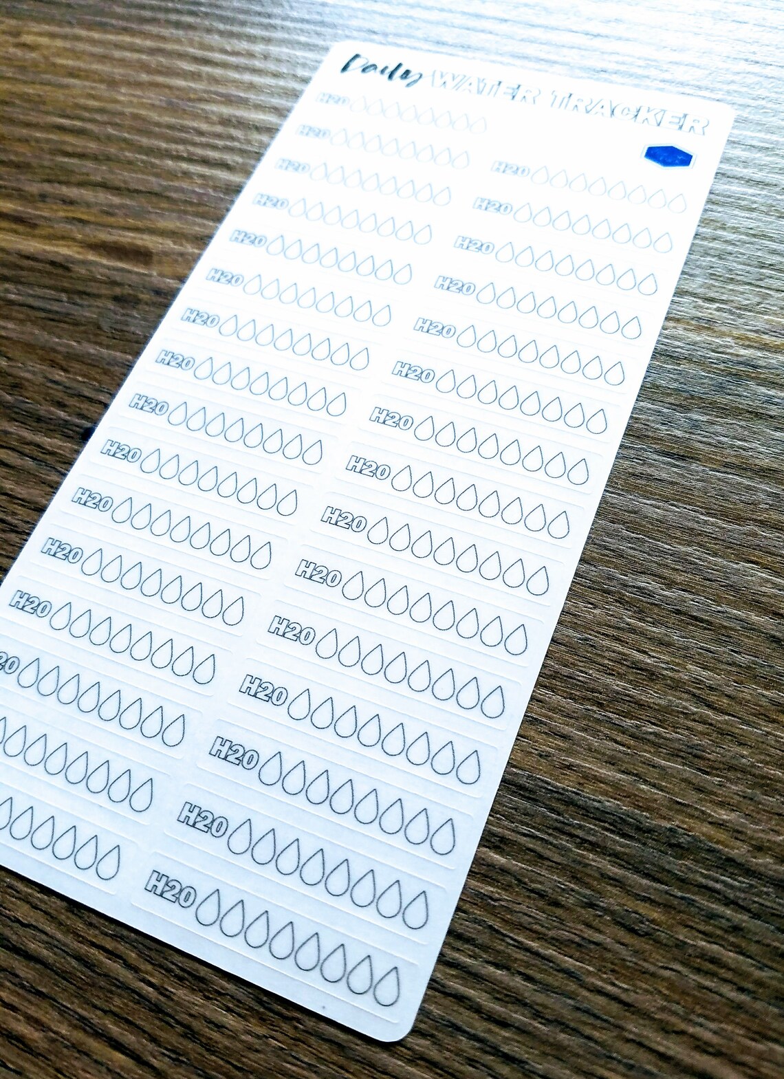 Sticker DAILY WATER TRACKER Bullet Journal Digital - Etsy