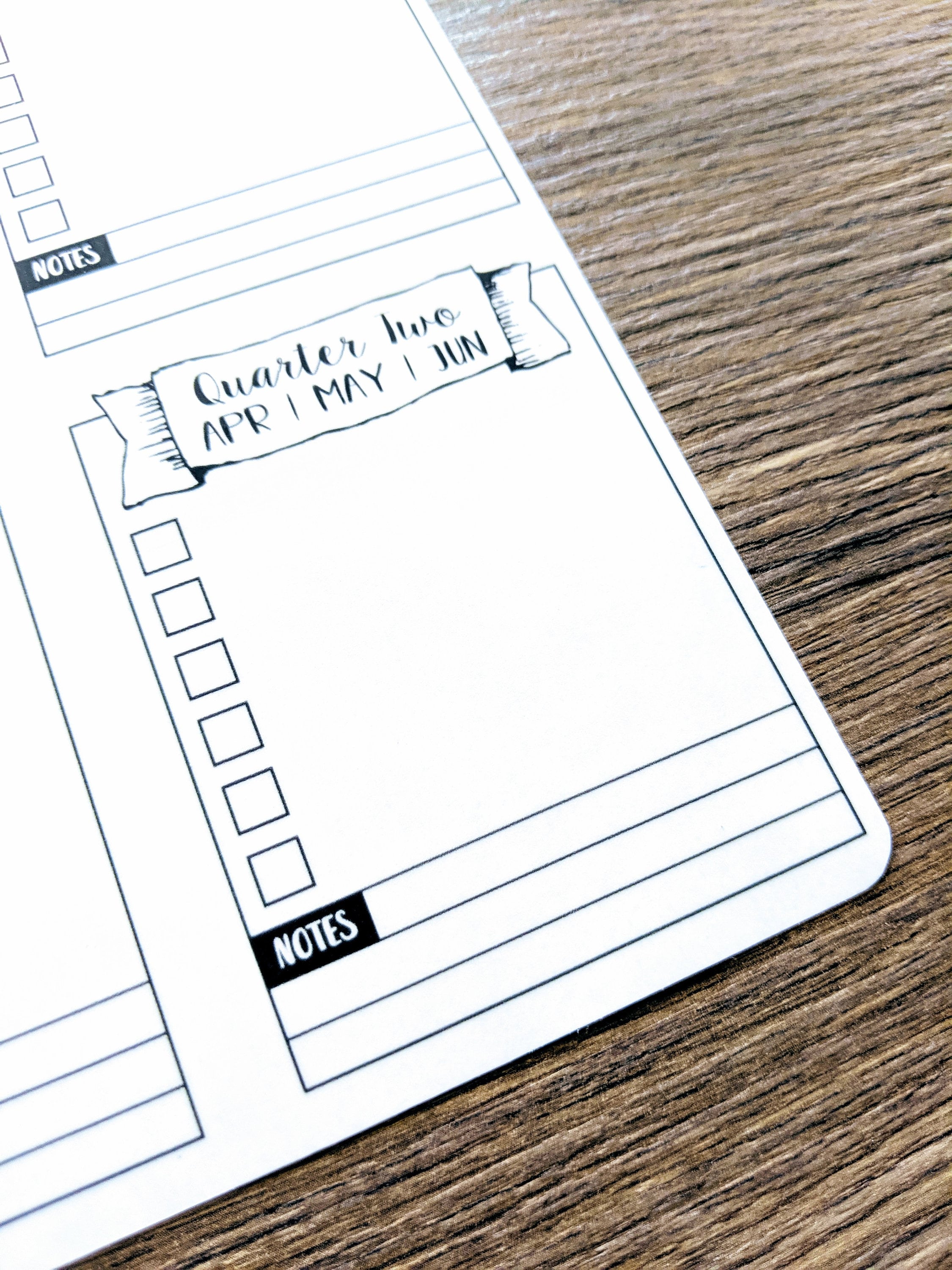 Digital Download ACADEMIC QUARTERLY GOALS July Through | Etsy