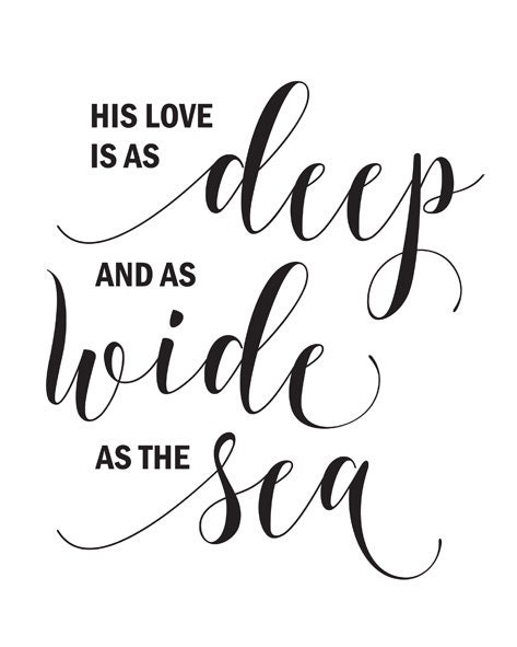 Christian Wall Art Print, Calligraphy Bible Verse Poster, Scripture ...