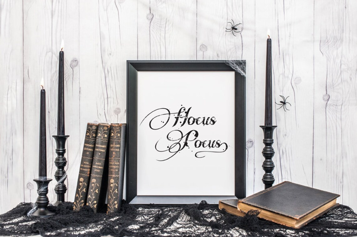 Halloween Poster Hocus Pocus Print. Printable Wall Art. Fall - Etsy
