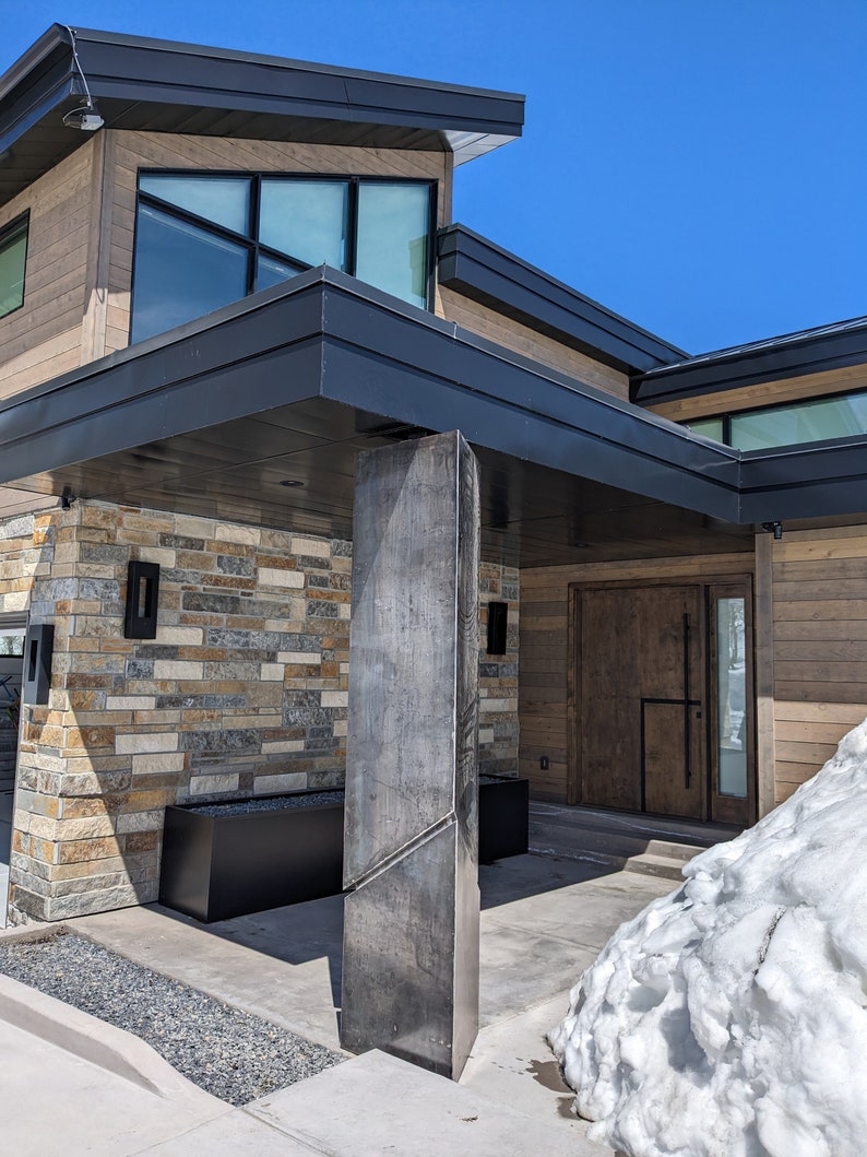 Custom Architectural Addition for Any Home Using Metal Sculpture ...
