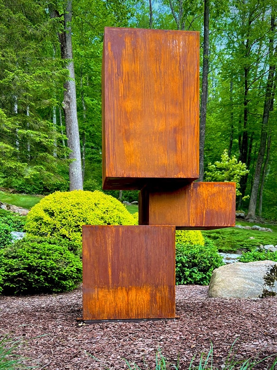 Geometric Metal Sculpture