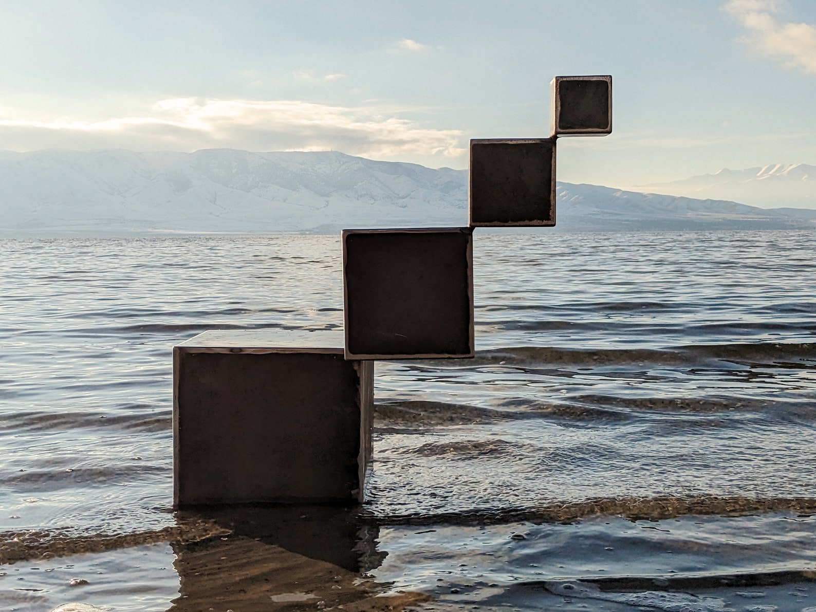 Geometric Metal Sculpture: Steps to Infinity - Etsy