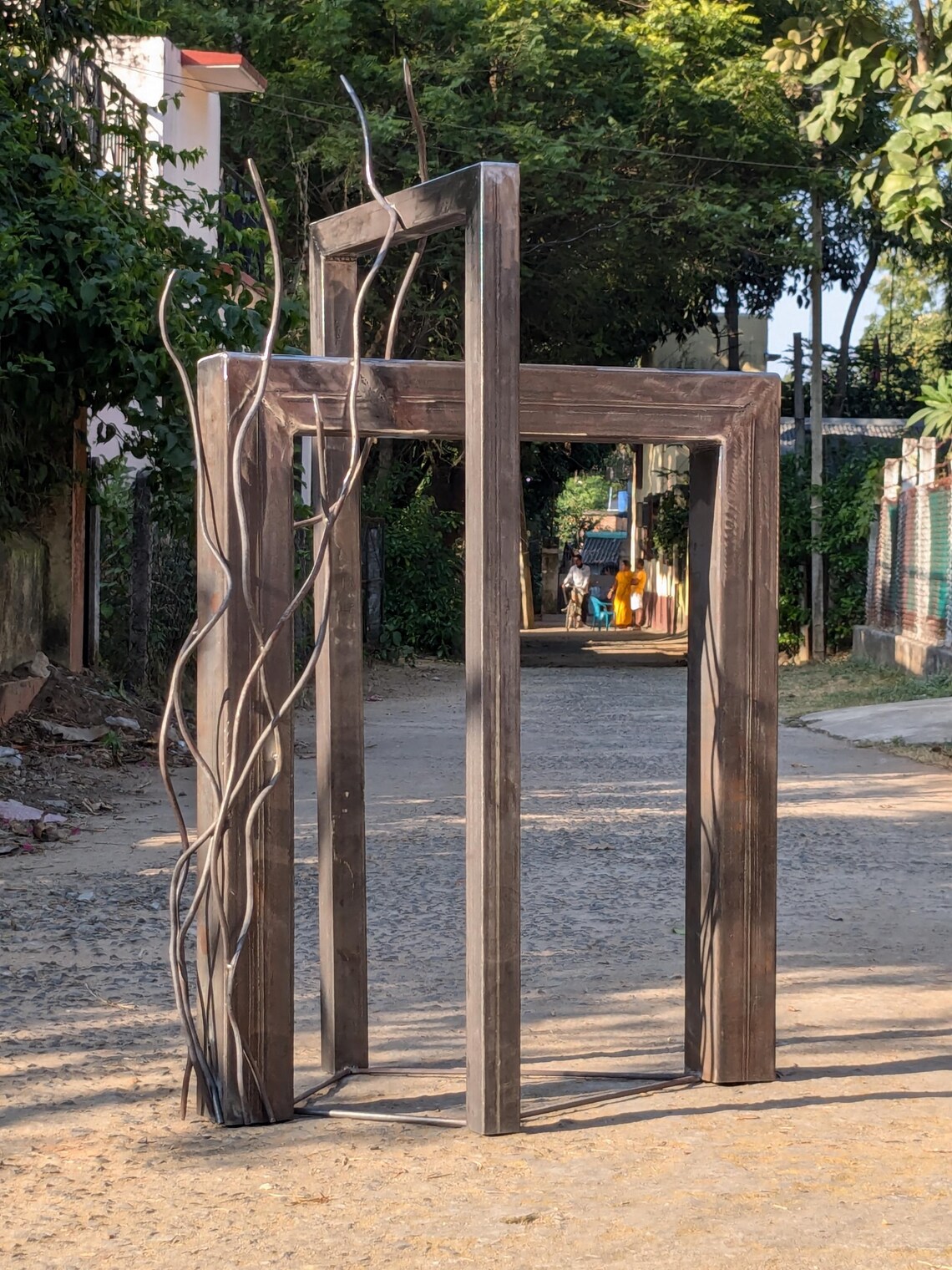 Reclamation: Abstract Geometric Metal Sculpture. Modern Interior/exterior Decor. - Etsy