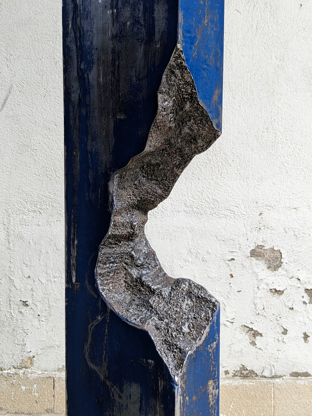 Erosion: Abstract Geometric Metal Sculpture. Modern Interior Decor. - Etsy