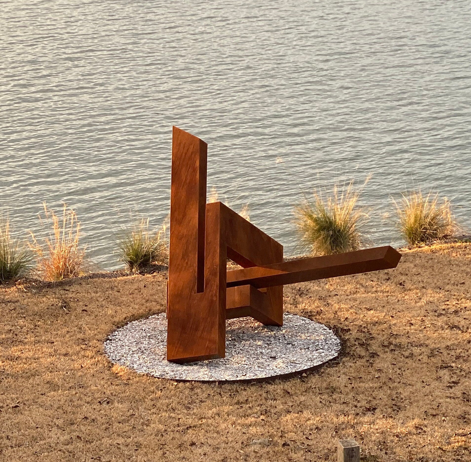 Abstract Monument: Geometric Metal Sculpture - Etsy