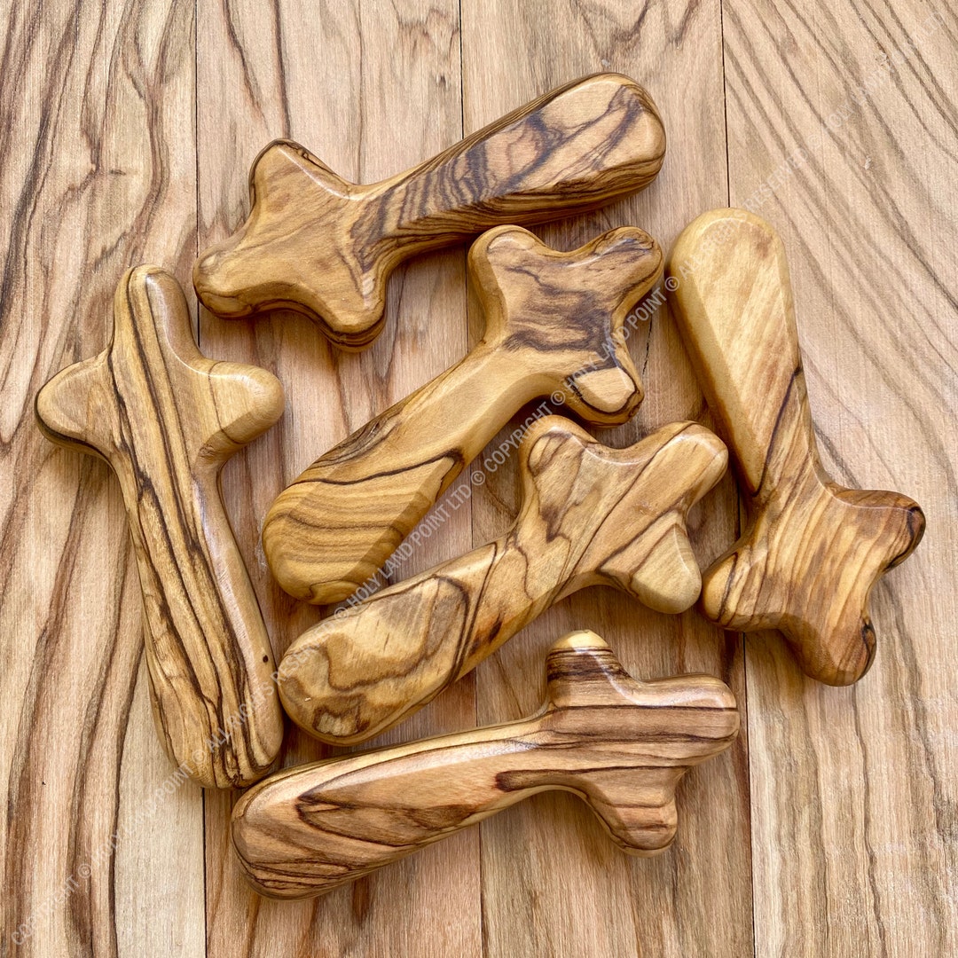 Olive Wood Comfort Crosses, Holding Crosses, Palm Crosses, Pocket ...