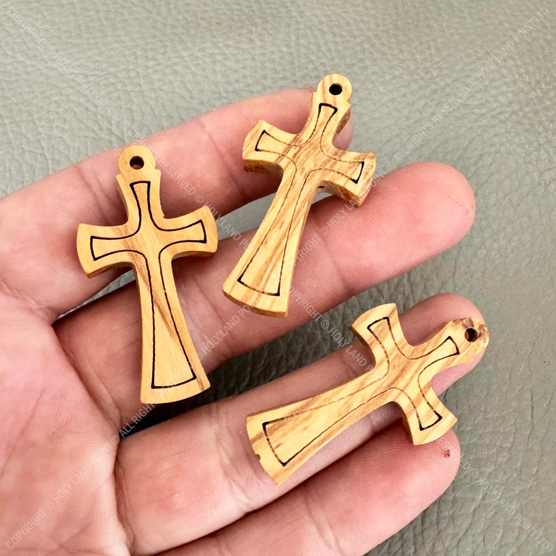 Olive Wood Crosses, Natural Wood Crosses, Bethlehem Crosses, Holy Land ...