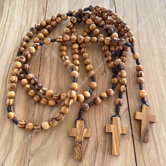 Catholic Rosaries Holy Land Rosaries Olive Wood Rosaries - Etsy