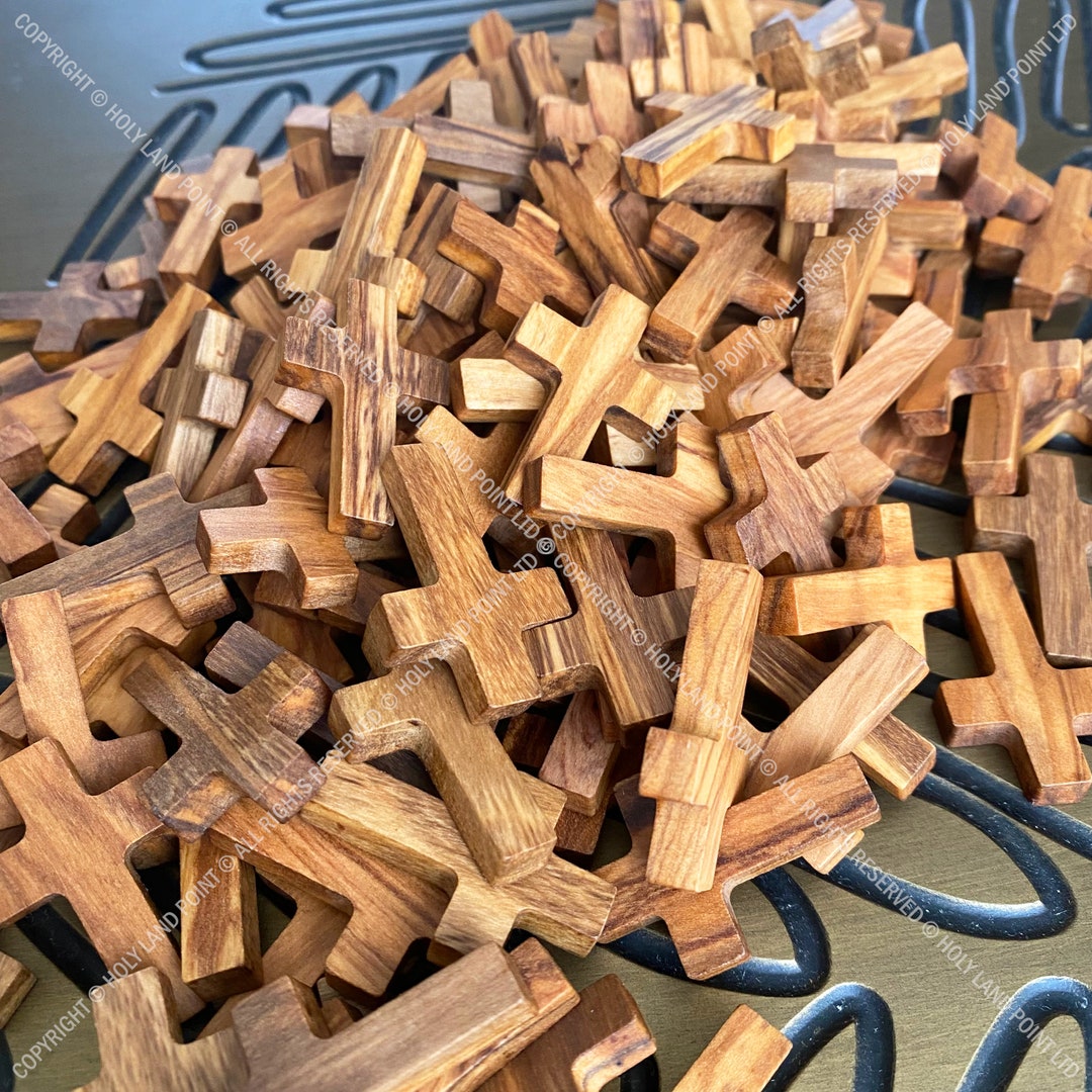 Olive Wood Crosses, Bethlehem Crosses, Holy Land Crosses, Natural Wood ...