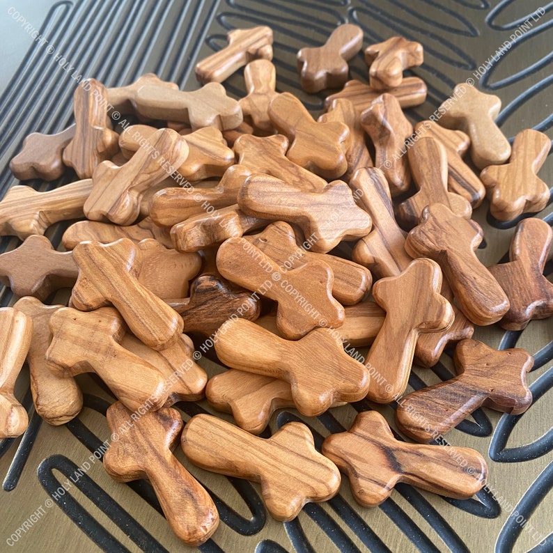 Olive Wood Crosses, Pocket Crosses, Comfort Crosses, Holding Crosses ...