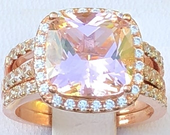 Morganite Ring | Etsy