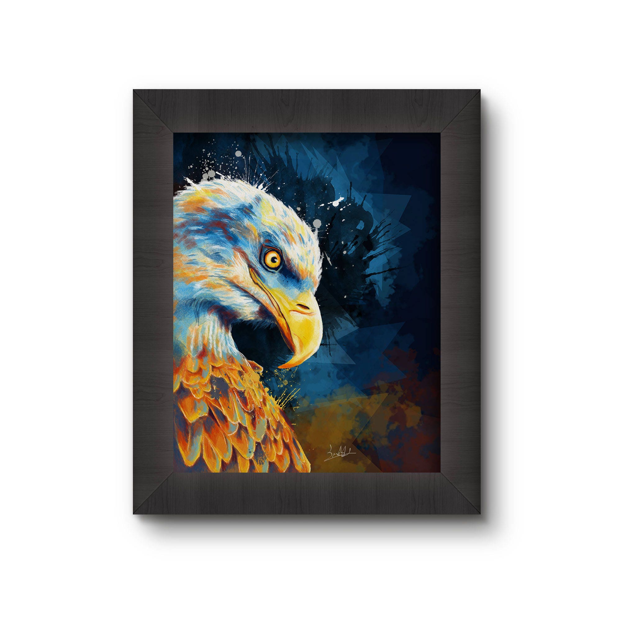 Bald Eagle Art Print, Bird Print, Eagle Poster, Animal Print for Kids ...