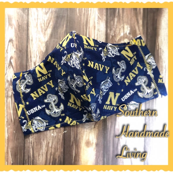 Military Face Mask Navy - Etsy