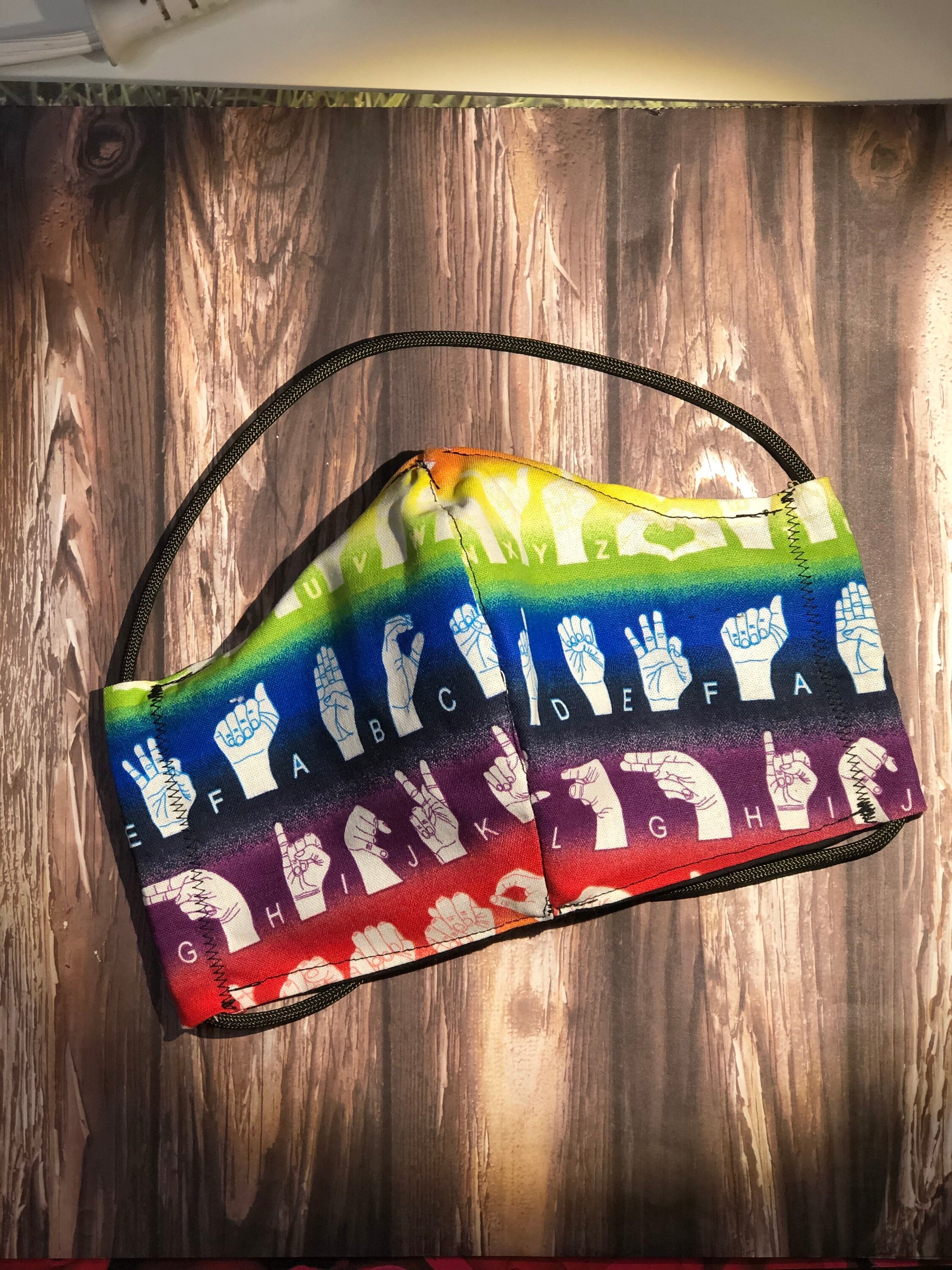 ASL Sign Language Face Mask Style 401 - Etsy