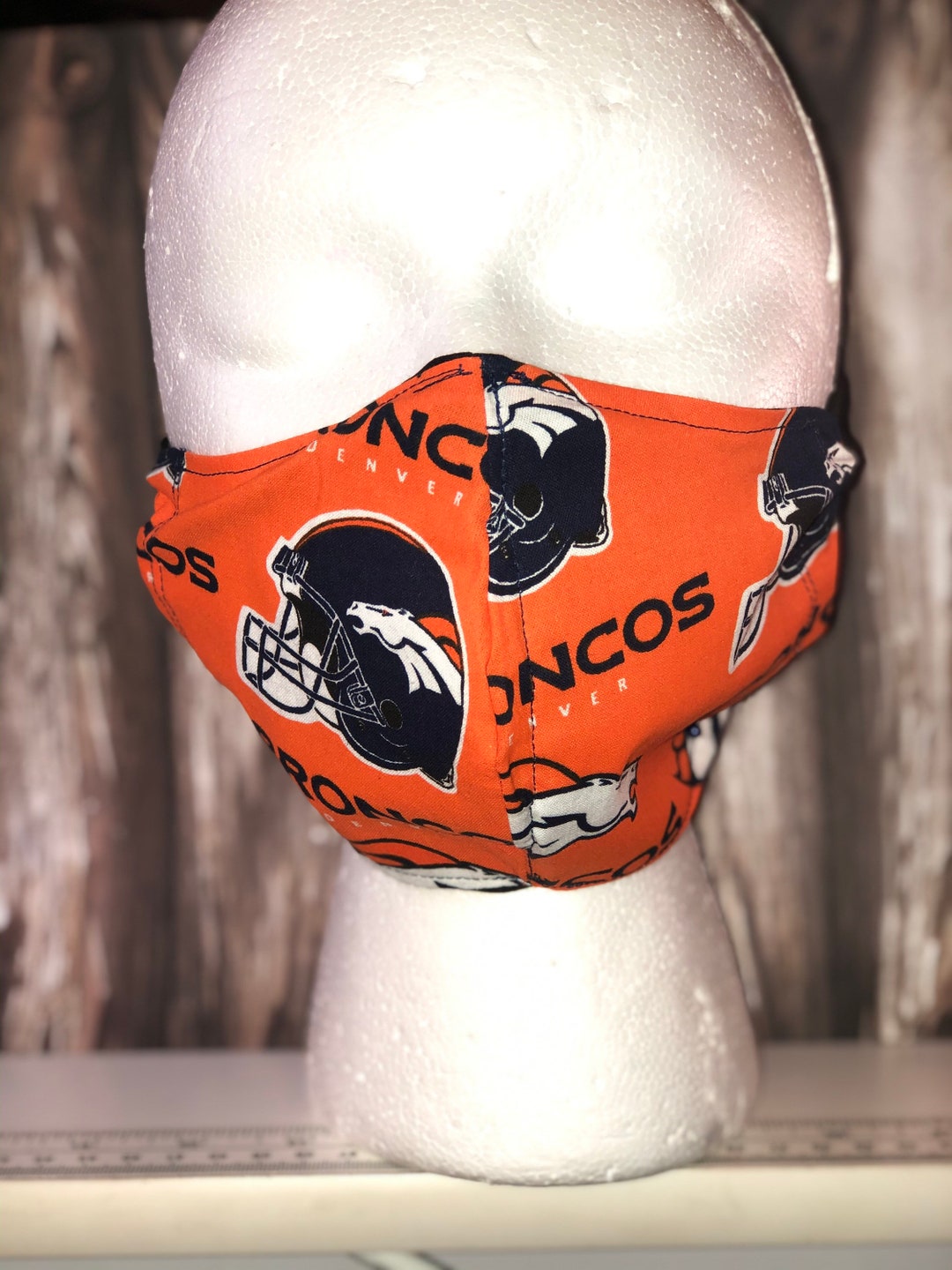 Broncos NFL Football Face Masks in 2 Styles Choose #386 or #382 - Etsy