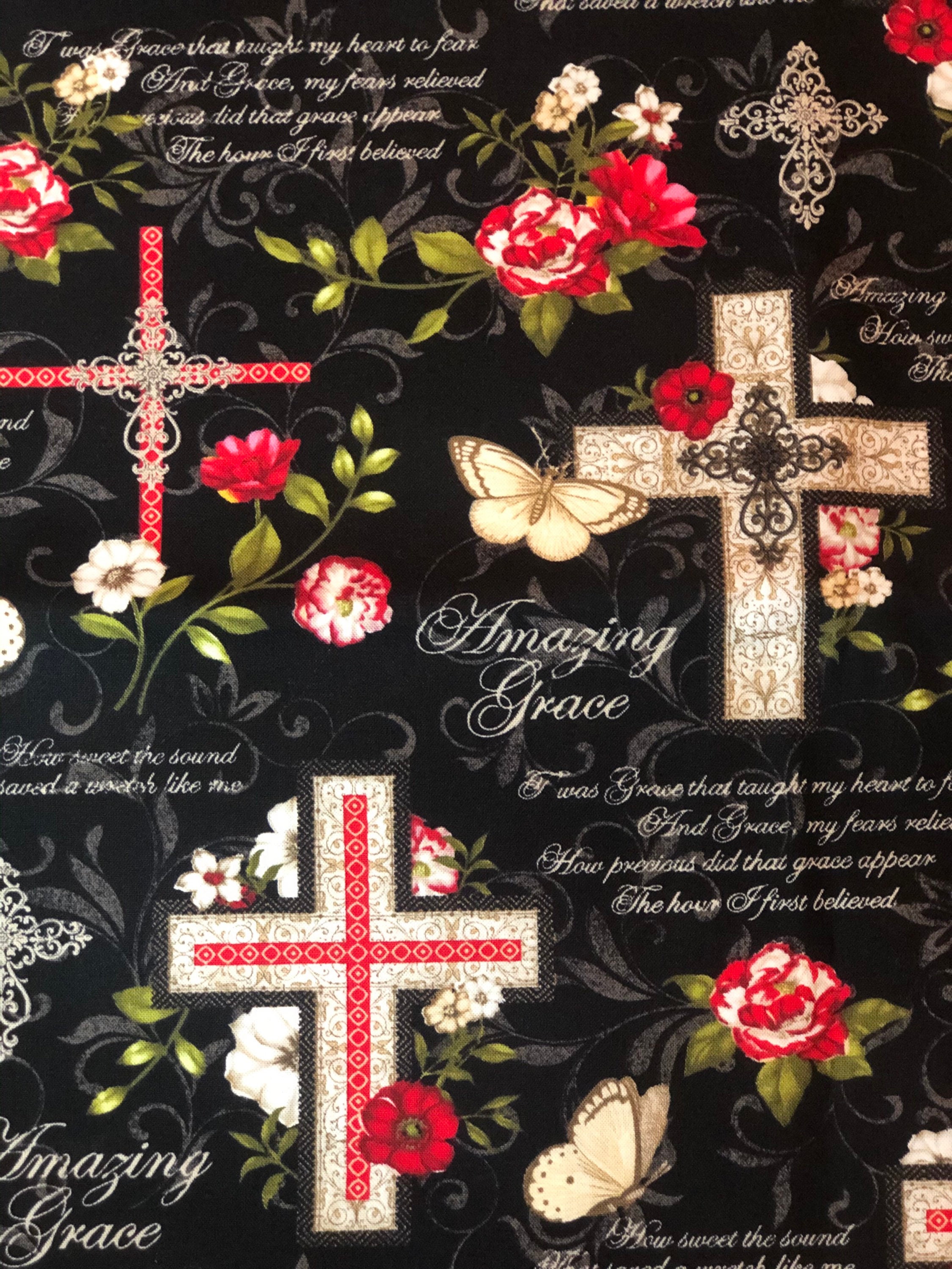 Amazing Grace Cotton Fabric #191 - Etsy