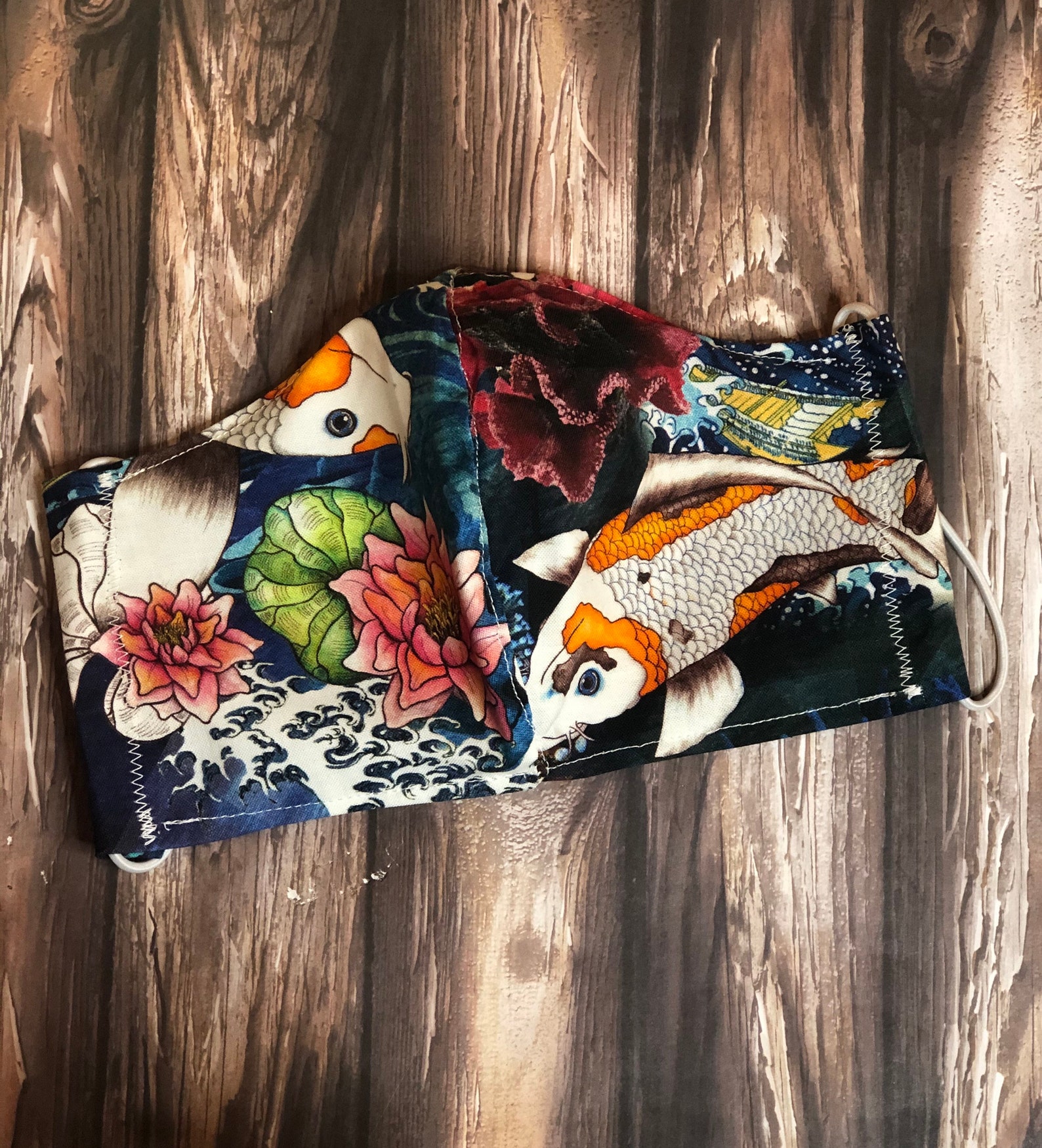 Koi Fish Face Mask #140 - Etsy