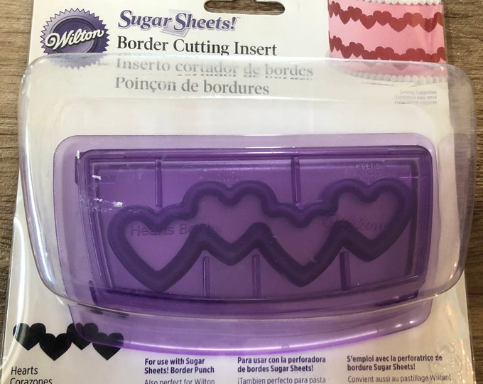 New in Box Wilton Sugar Sheets Border Cutting Inserts for Use With ...