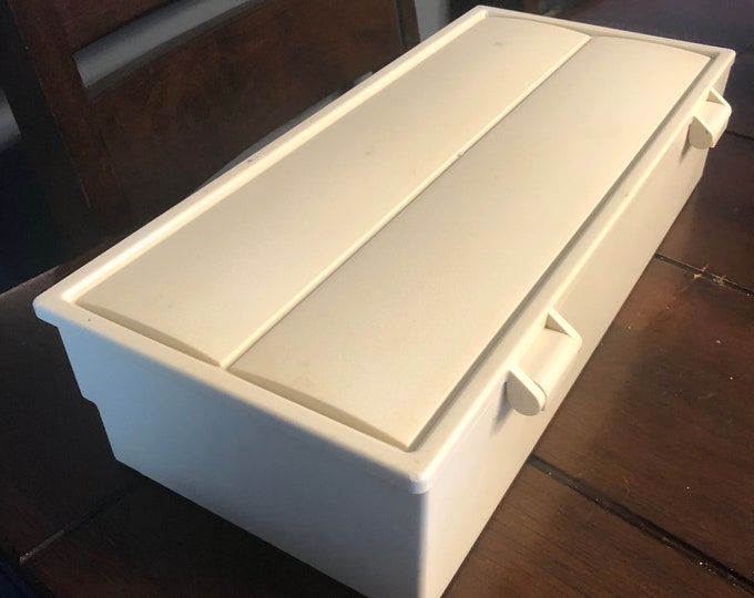 Vintage Tupperware Plastic Wrap Tin Foil Wax Paper Holder Dispenser - Etsy