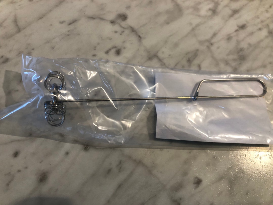 The Pampered Chef Vintage Stainless Steel Mini Whipper Egg Whisk Curly ...