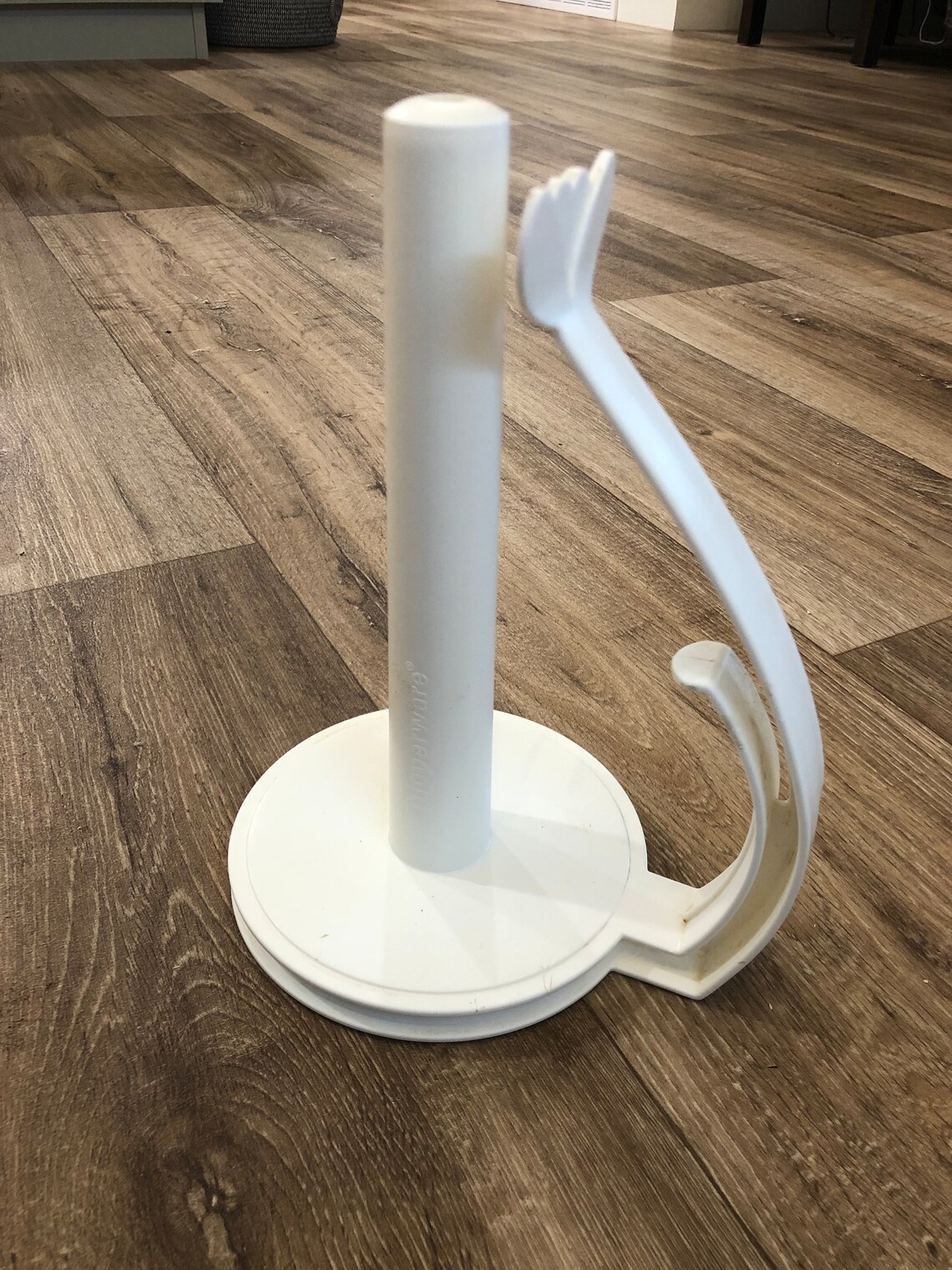 Vintage White Tupperware Paper Towel Holder Napkin Dispenser Retired ...