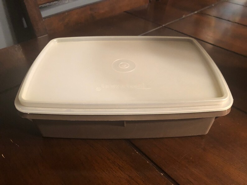 Vintage Tupperware Craft Money Snack Container Stow N Go - Etsy