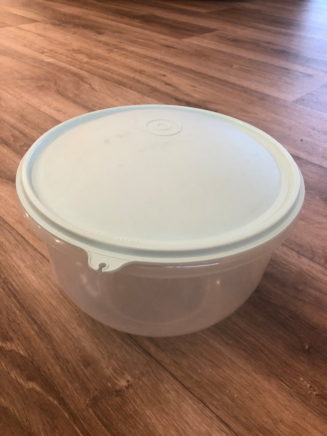 Vintage Large Tupperware Mint Green and Clear Lettuce Crisper Keeper No ...