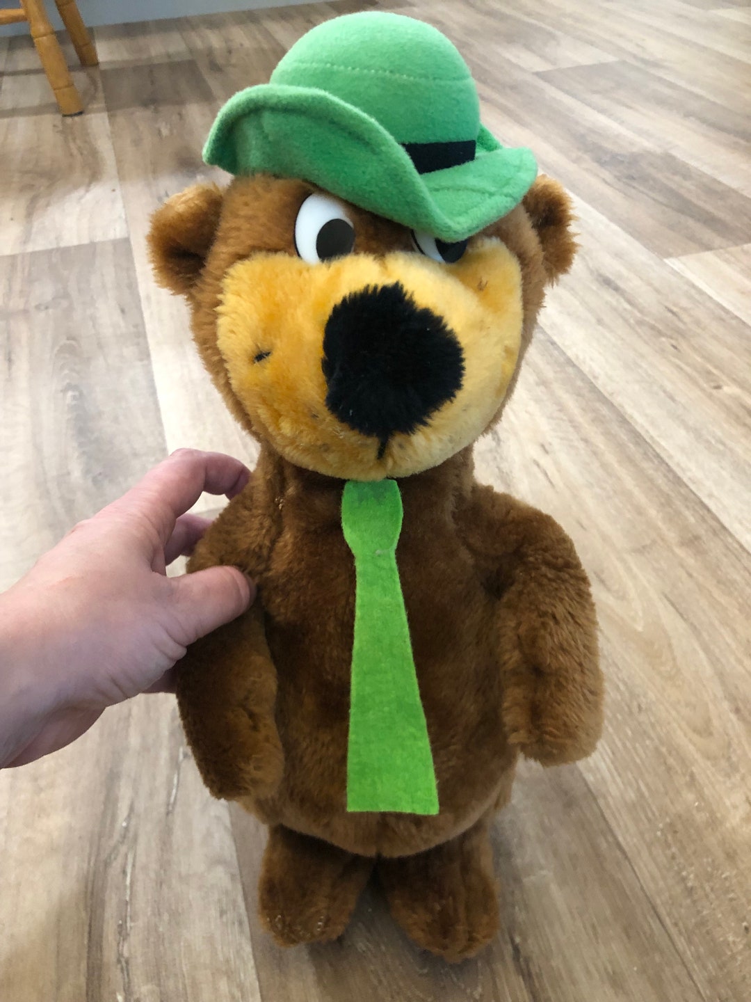 Rare Vintage Yogi Bear Plush Teddy Bear Tv Show Booboo Ranger Smith ...