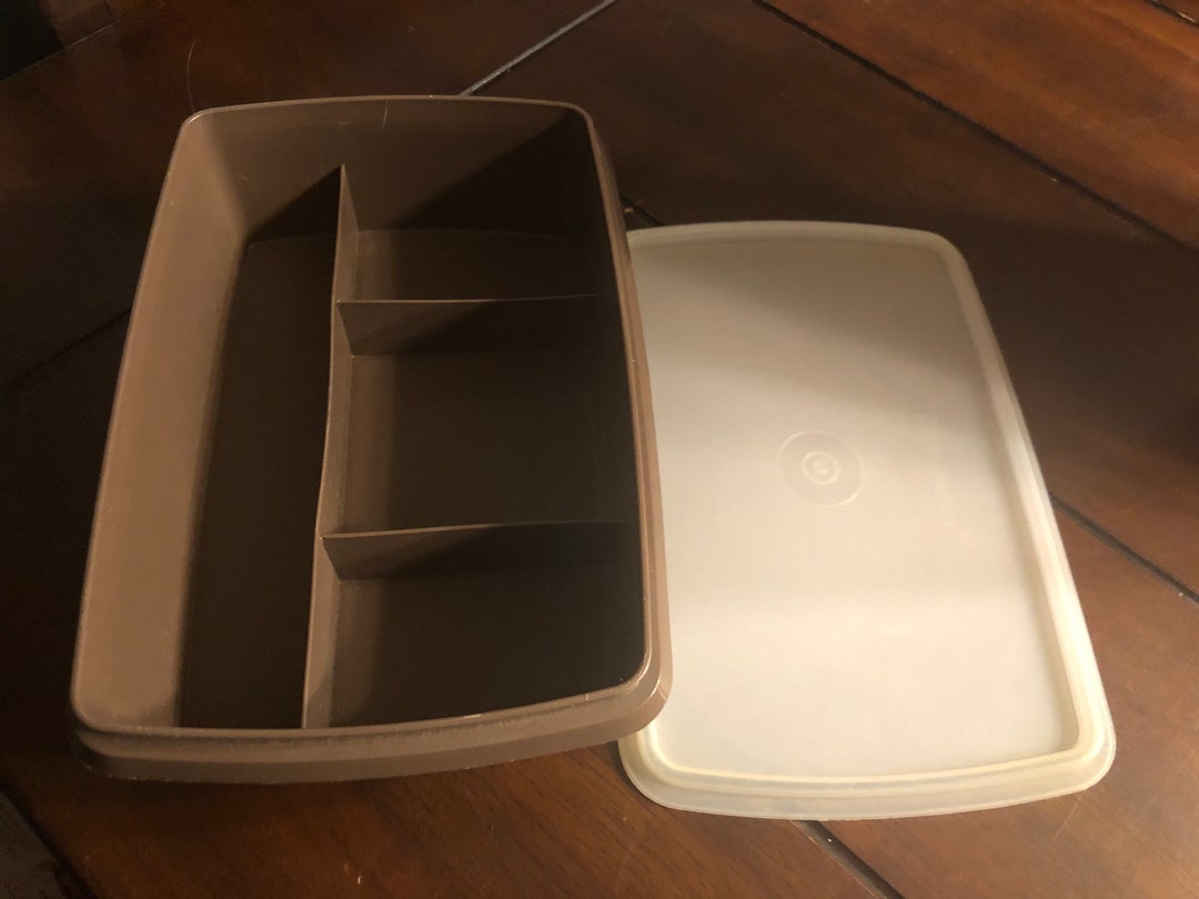 Vintage Tupperware Craft Money Snack Container Stow N Go - Etsy