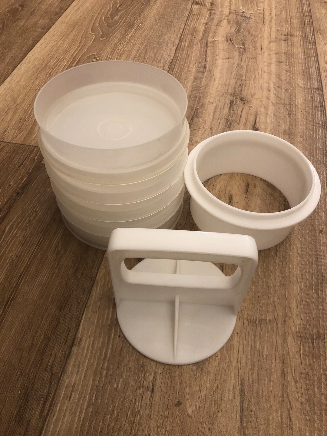 Vintage Tupperware Small Hamburger Burger Patty Patties Press Maker and ...