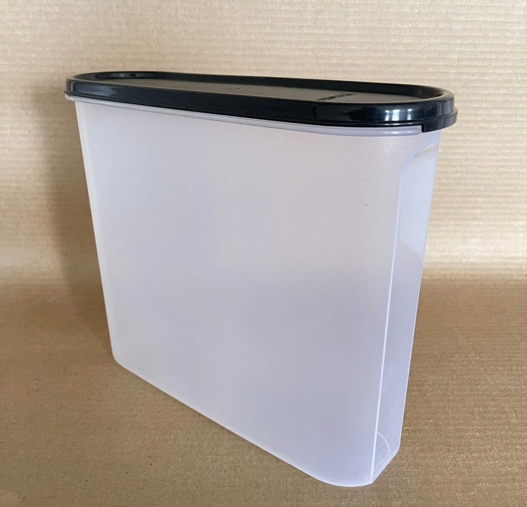 Vintage NEW Tupperware Modular Mates Super Oval Four 4 With Black Seal ...