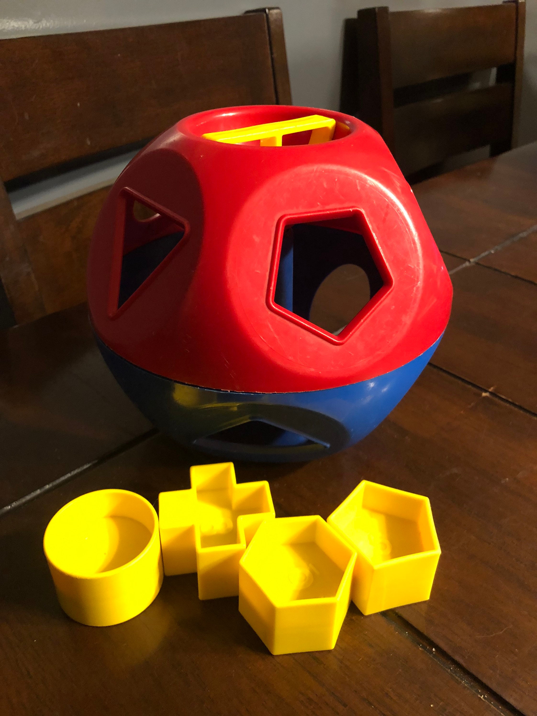 Vintage Tupperware Children's Shape O Ball Toy FREE | Etsy