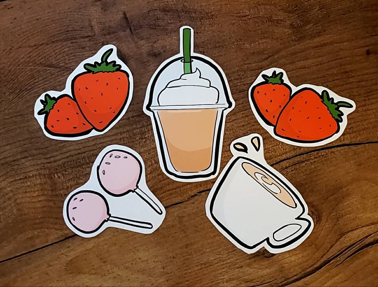 Delicious Snacks Decals | Etsy