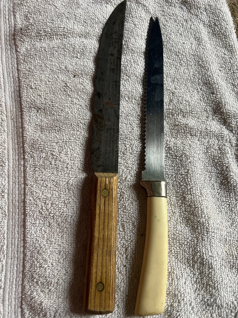 Vintage Forgecraft Carbon Stainless USA Knife - Etsy