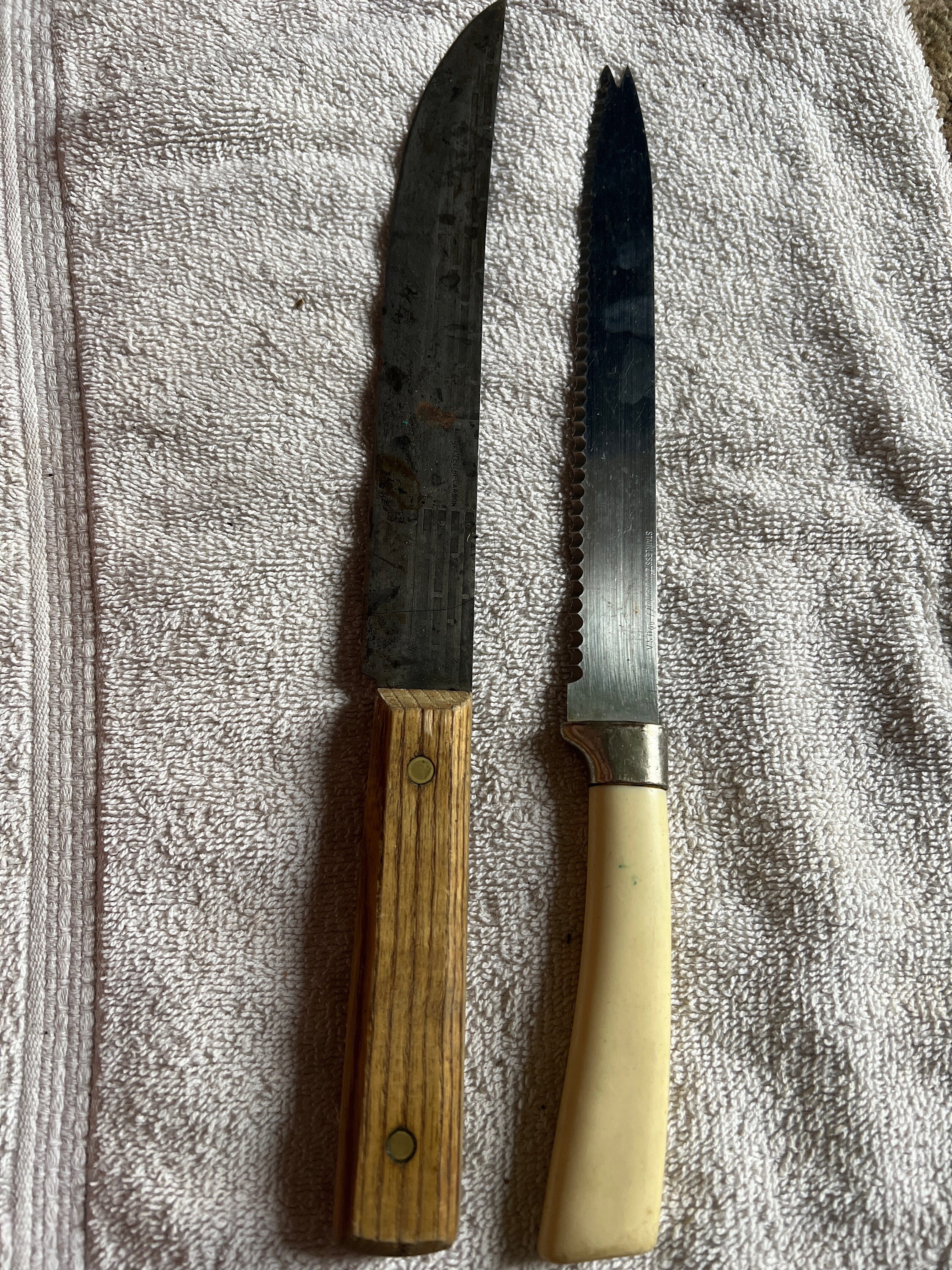 Vintage Forgecraft Carbon Stainless USA Knife - Etsy