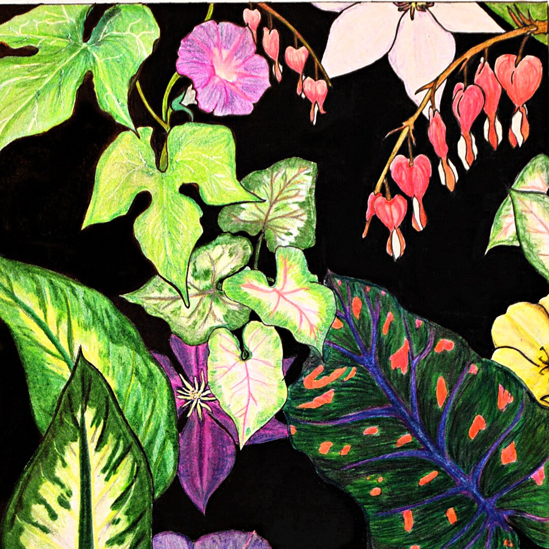 Floral Art Print - Etsy
