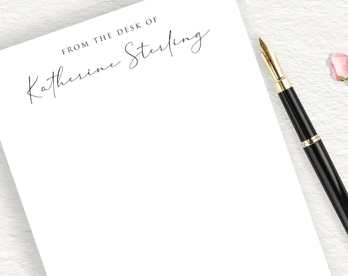 Personalized Notepad Set, Personalized Notepad Teacher, Personalized ...