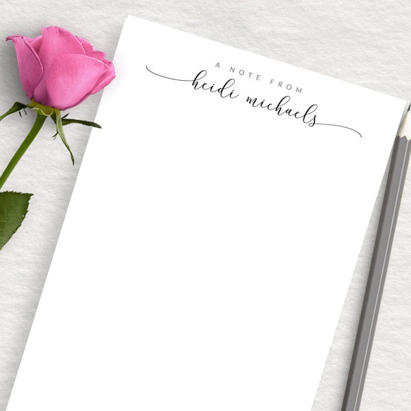 Custom Note Pad - Etsy