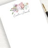 Personalized Wildflowers Notepad, Watercolor Floral Gardening ...