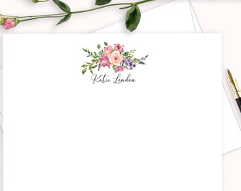 Personalized Modern Notepad, Personalized Calligraphy Notepad With ...