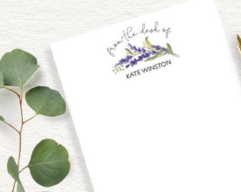 Lavender Note Pad | Etsy