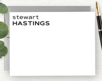 Personalized Note Cards for Him DOUBLE ARROW Folded Note - Etsy