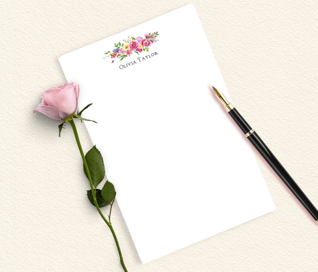 Personalized Notepad Set, Personalized Notepad Teacher, Personalized ...