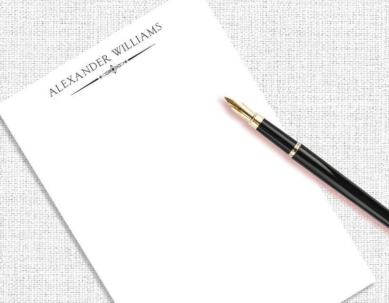 Mens Note Pad, Stationery for Men, Mens Stationary, Masculine ...