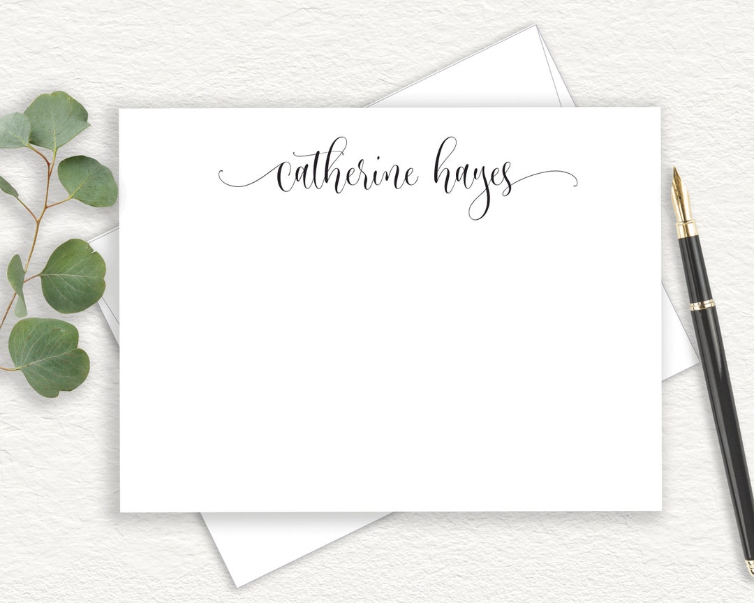 Personalized Stationery, Note Cards, Thank You Cards, Stationary Set ...